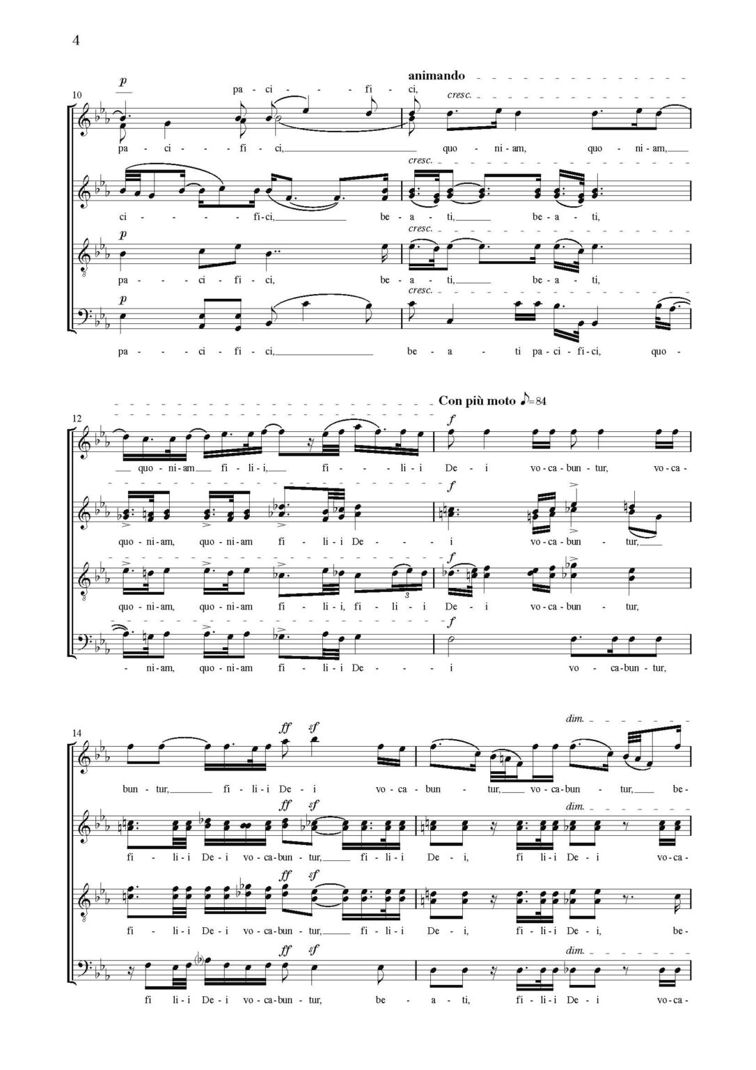 Beati mundo corde – 合唱楽譜の出版 −東京国際合唱機構−