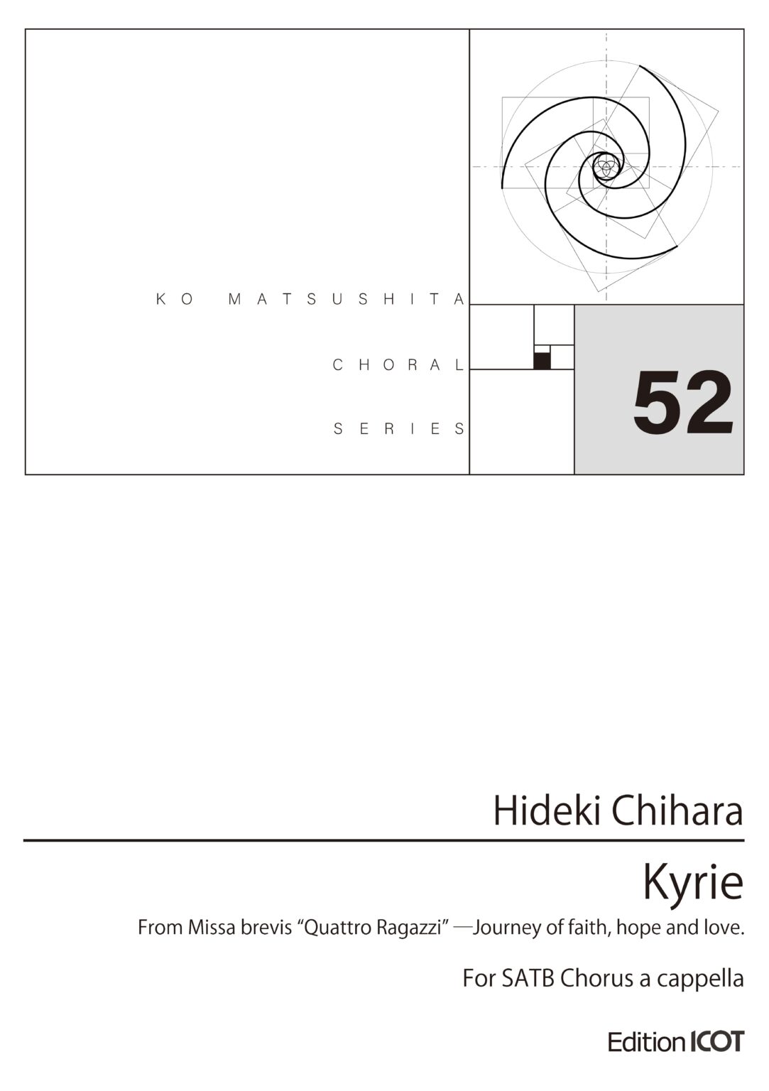 Hideki Chihara – 合唱楽譜の出版 −東京国際合唱機構−