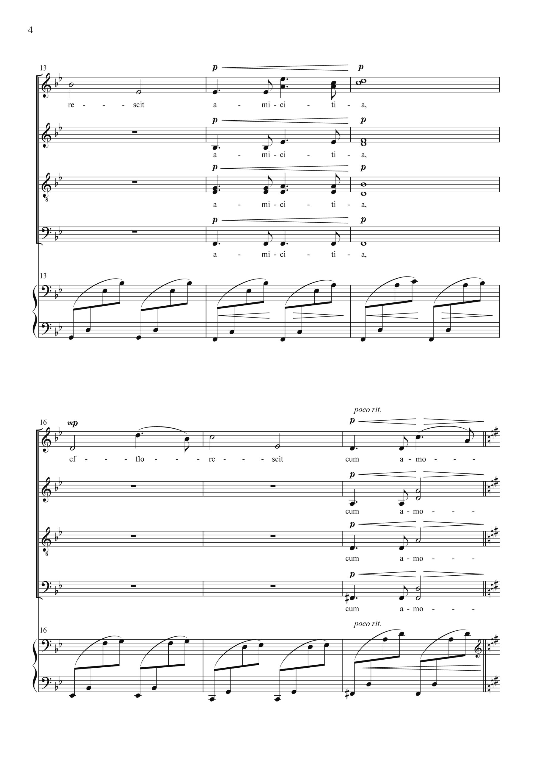 Fides, Spes, Amor, Amicitia(SATB) – 合唱楽譜の出版 −東京国際合唱機構−